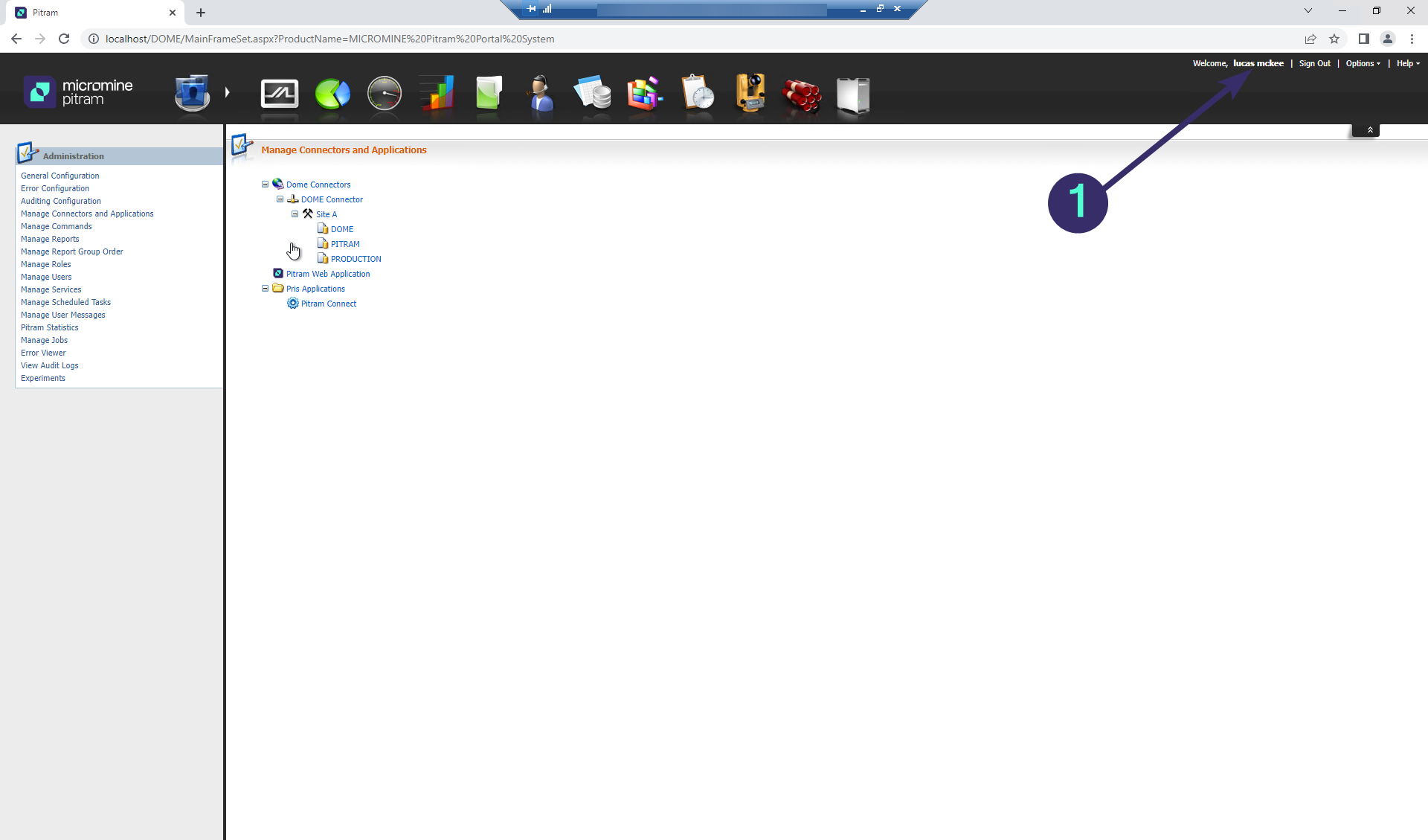 How-To: Set Pitram Portal user landing page – Micromine Pitram