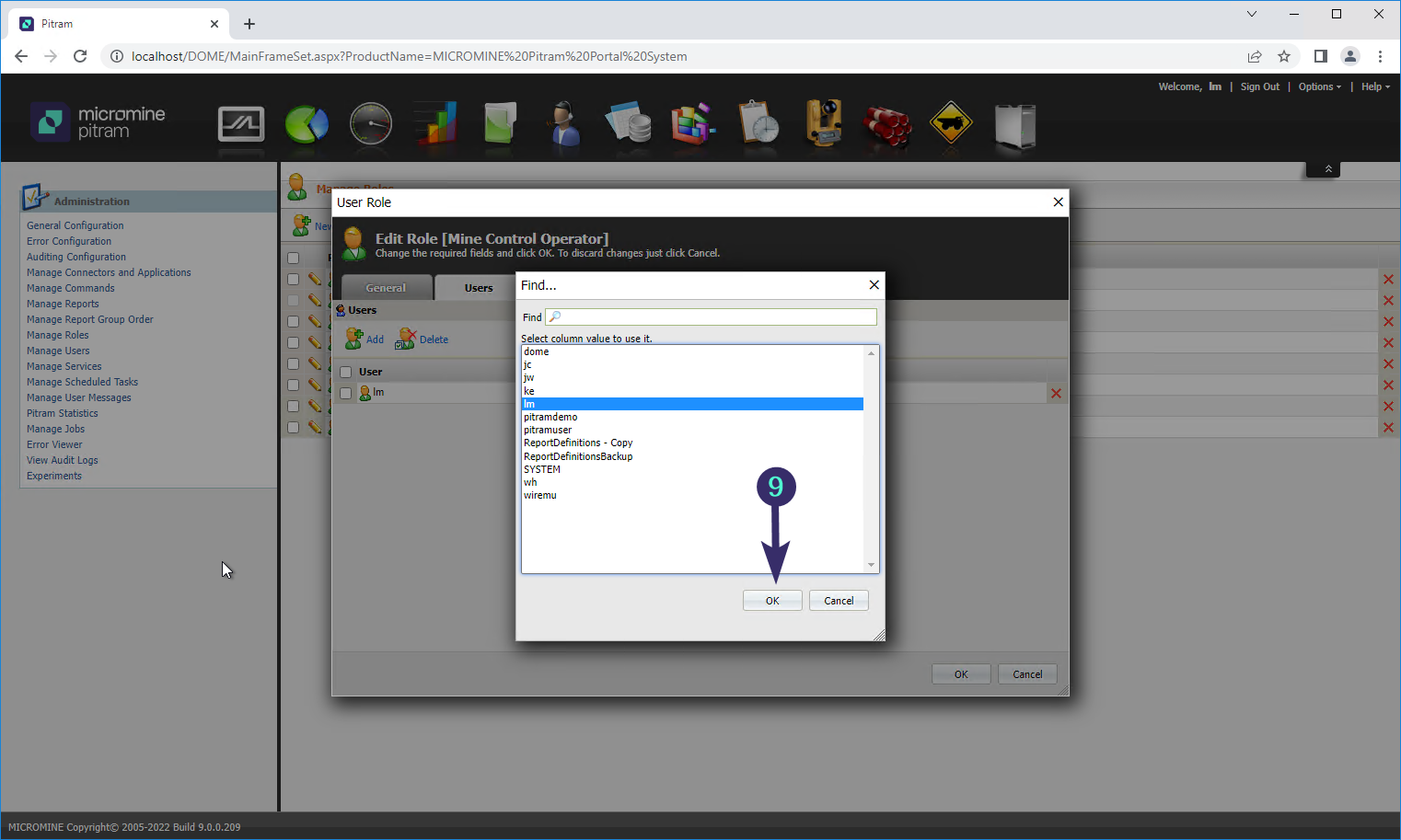 How To: Manage user roles in Pitram Portal. – Micromine Pitram