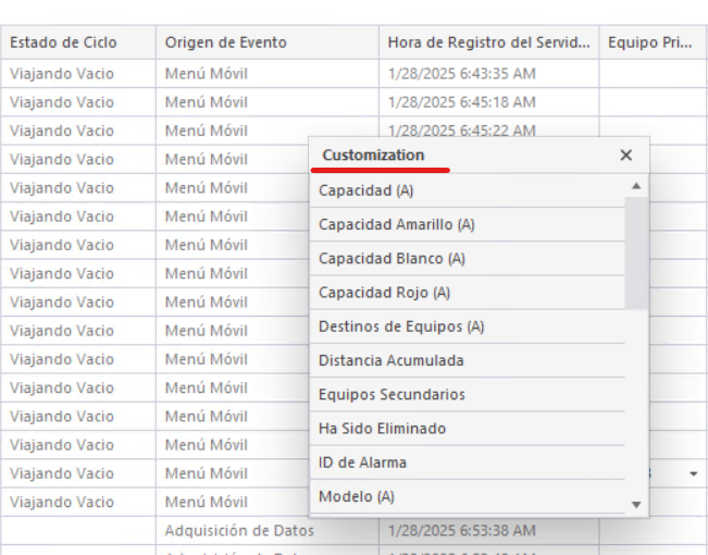 How to: Create customized view in Event Editor – Micromine Pitram